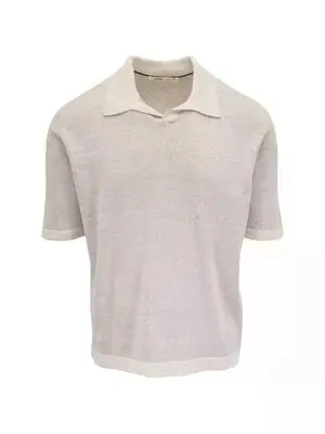 MAURIZIO BALDASSARI Short-sleeve Knit T-shirt - Neutrals