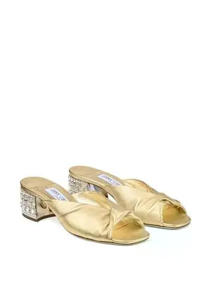 JIMMY CHOO Mala Crystal-embellished Sandals