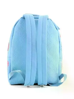 LOUIS VUITTON Monogram Taurillon Leather Backpack - Blue