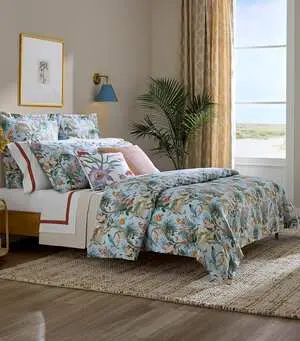 SFERRA X Scalamandré Cotton Cinque Terra King Duvet Cover