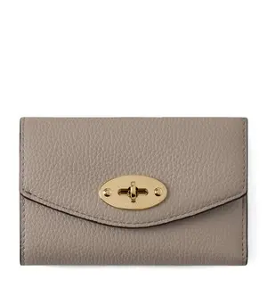 Mulberry Leather Folded Darley Wallet - Neutral
