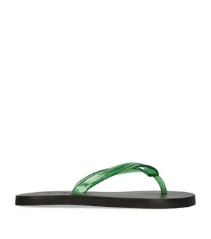 ANCIENT GREEK SANDALS Saionara Jelly Flip Flops - Green