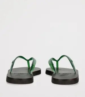 ANCIENT GREEK SANDALS Saionara Jelly Flip Flops - Green