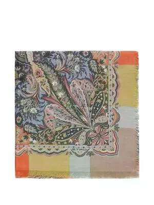 Etro Fringed Scarf - Yellow
