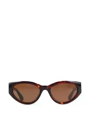ROTATE BY BIRGER CHRISTENSEN X Chimi 06 Core Cat-eye Sunglasses - Brown