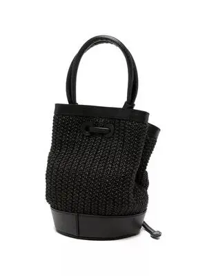 JUUN.J Woven Drawstring Tote Bag