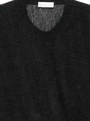 ROBERTO COLLINA Open-knit Short-sleeve Sweater