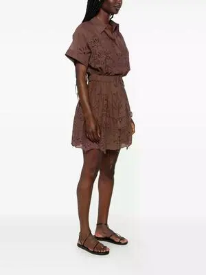 ERMANNO FIRENZE Broderie Anglaise Mini Dress