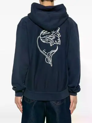 Kenzo Floral Print Zip-up Hoodie