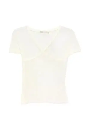 Paloma Wool Olimpia Mesh T-shirt - Yellow