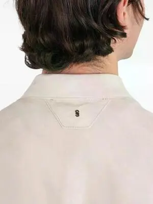 SALVATORE SANTORO Suede-finish Shirt Jacket