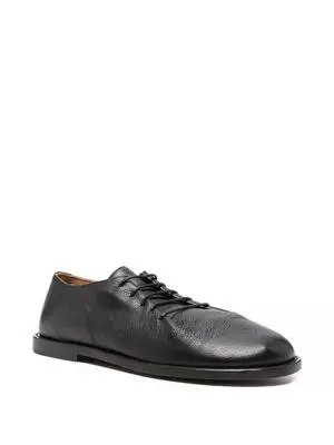 PAURA Grained-leather Derby Shoes