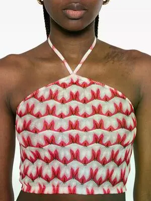 Missoni Zigzag-knit Halterneck Top