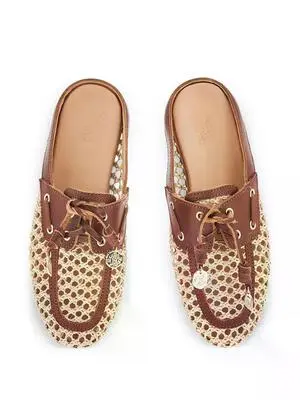 ANCIENT GREEK SANDALS Naveta Interwoven Mules