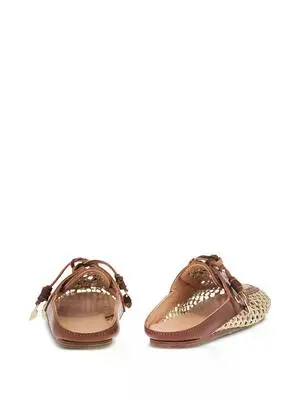 ANCIENT GREEK SANDALS Naveta Interwoven Mules