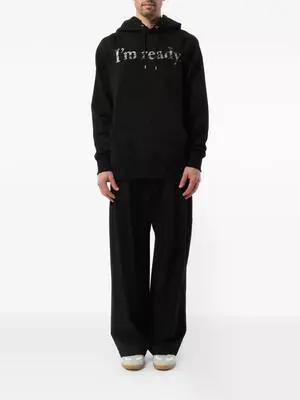 MASTERMIND WORLD Distressed Graphic Print Hoodie