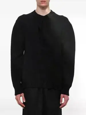 VOWELS Ribbed-trim Sweater