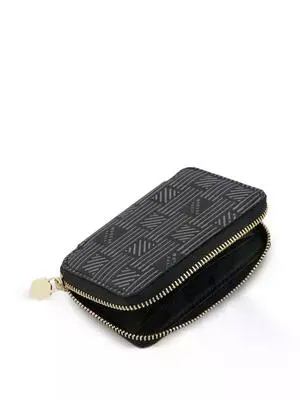 Moreau Monogram-print Zip-around Wallet