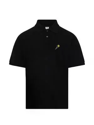VOWELS Ogo-embroidered Polo Shirt