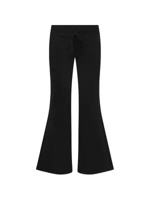 FAX COPY EXPRESS Flared Track Pants With Embroidered Logo