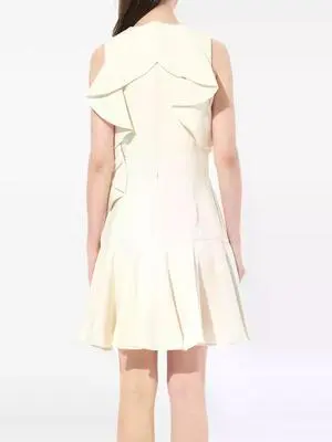 Alexander McQueen Sleeveless Ruffled Dress