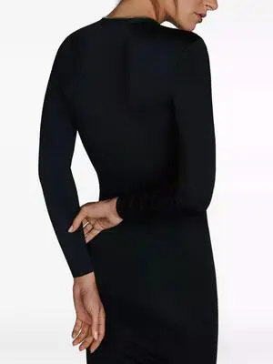 MAISON CLOSE Zip Stretch Midi Dress