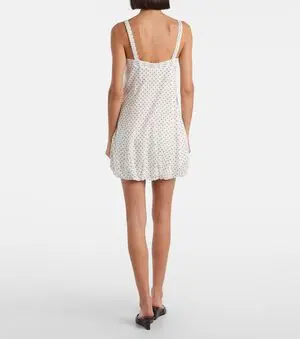 Posse Sky Polka-dot Balloon Minidress