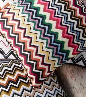 Missoni Belfast Zig Zag Cushion - Multicoloured