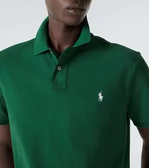 Polo Ralph Lauren Cotton Pique Polo Shirt - Green