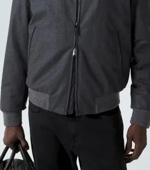 Canali Wool Bomber Jacket