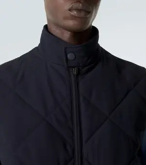 Canali Quilted Puffer Vest