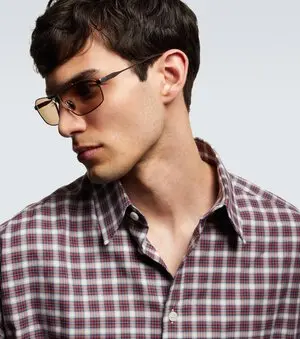 Balenciaga Tag 3.0 Aviator Sunglasses
