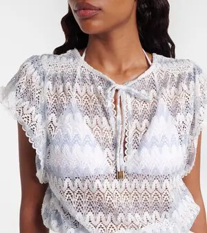 Melissa Odabash Remi Tiered Mini Dress