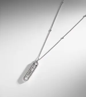 Messika 18kt White Diamond Pendant Necklace