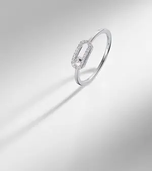 Messika Move Uno 18kt White Gold Diamond Ring