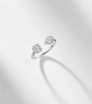 Messika My Twin 18kt White Gold Ring With Diamonds
