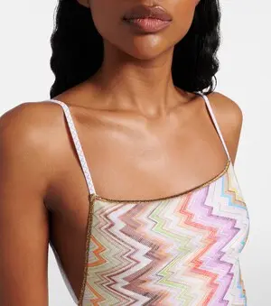 Missoni Zigzag Open-back Swimsuit