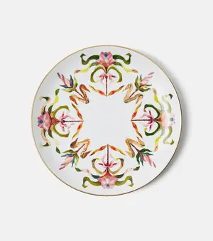 L'Objet Grand Tour Porcelain Dinner Plate - Multicoloured