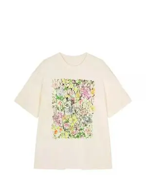 JNBY Floral Print T-shirt - Neutrals
