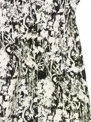 JNBY Sleeveless Floral Print Blouse With Button Fastening