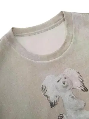 JNBY Flocked Graphic-print T-shirt