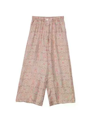 PIERRE-LOUIS MASCIA Paisley-print Palazzo Pants - Orange