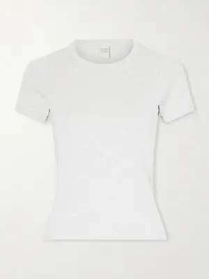 FLORE FLORE Car Ribbed Organic Cotton T-shirt