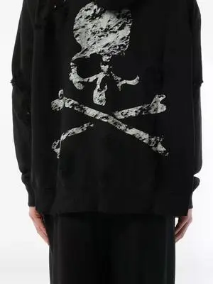 MASTERMIND WORLD Distressed Skull-print Hoodie