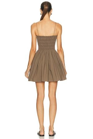 Matteau Shirred Bodice Mini Dress