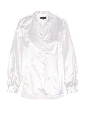 Comme Des Garçons Satin Button Down Shirt