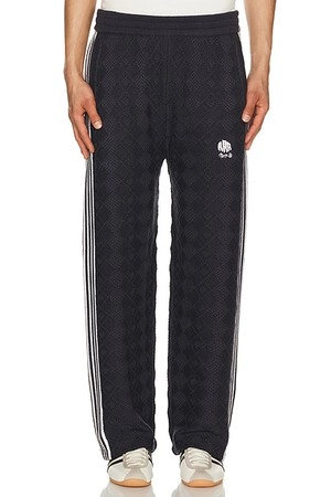 RICE NINE TEN Knitted Training Pants - Fade Black