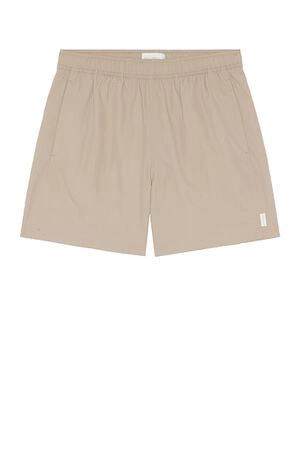 AUTO-REPLY Solid Sebastian Swim Trunk - Pumice