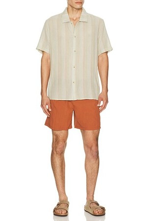AUTO-REPLY Sebastian Solid Swim Trunk - Terrasole
