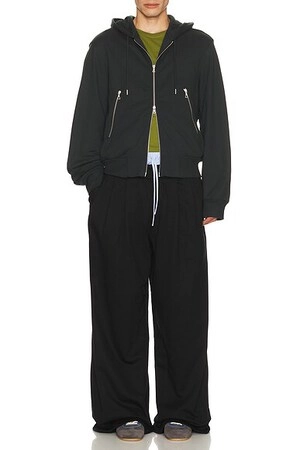Dries Van Noten Zip-up Hoodie - Anthracite